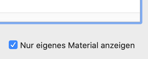 Wie kann ich die Materialdatenbank bearbeiten und neue Materialien ...
